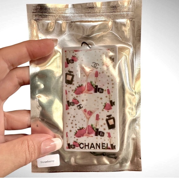 Other | Fashion Chanel Car Air Freshener In Strawberry Scent With ...